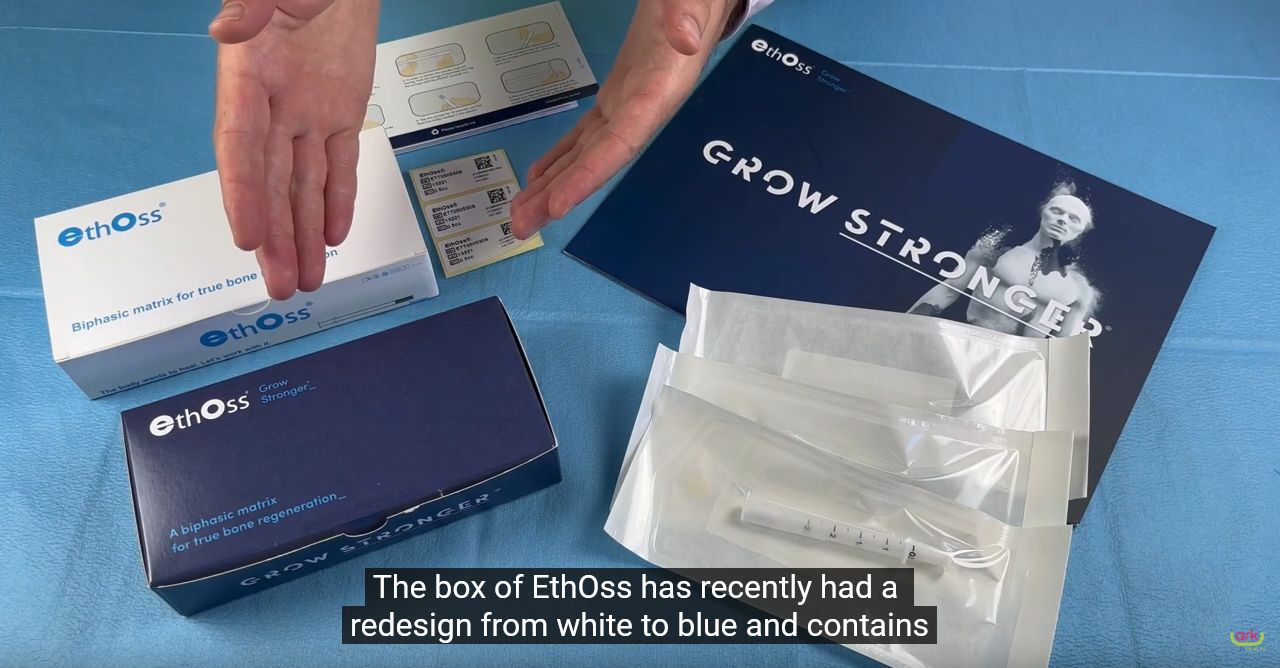 Hands On - New EthOss Bone Regeneration Packaging & Contents